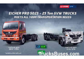 Eicher Pro 5025 Price, Specifications, Mileage & Images| TrucksBuses.com