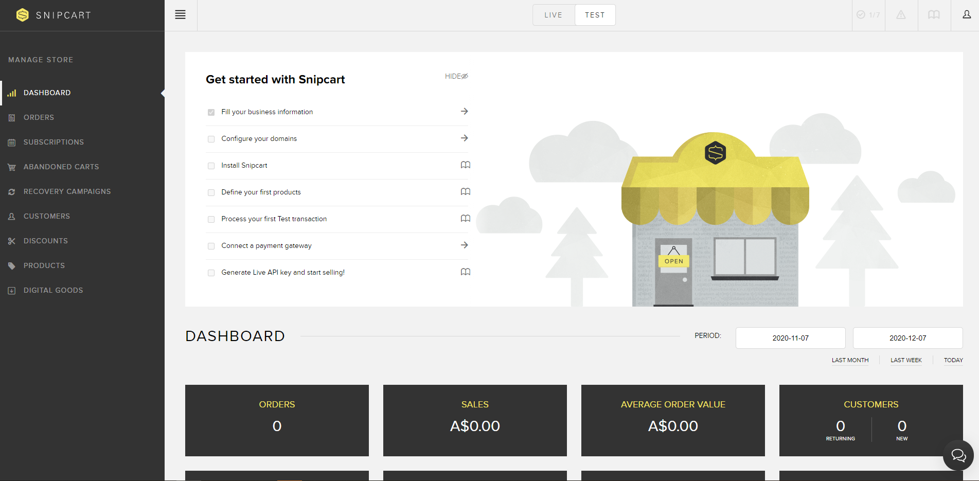 Ecommerce Template of Next.js + Strapi + SnipCart | Tlog