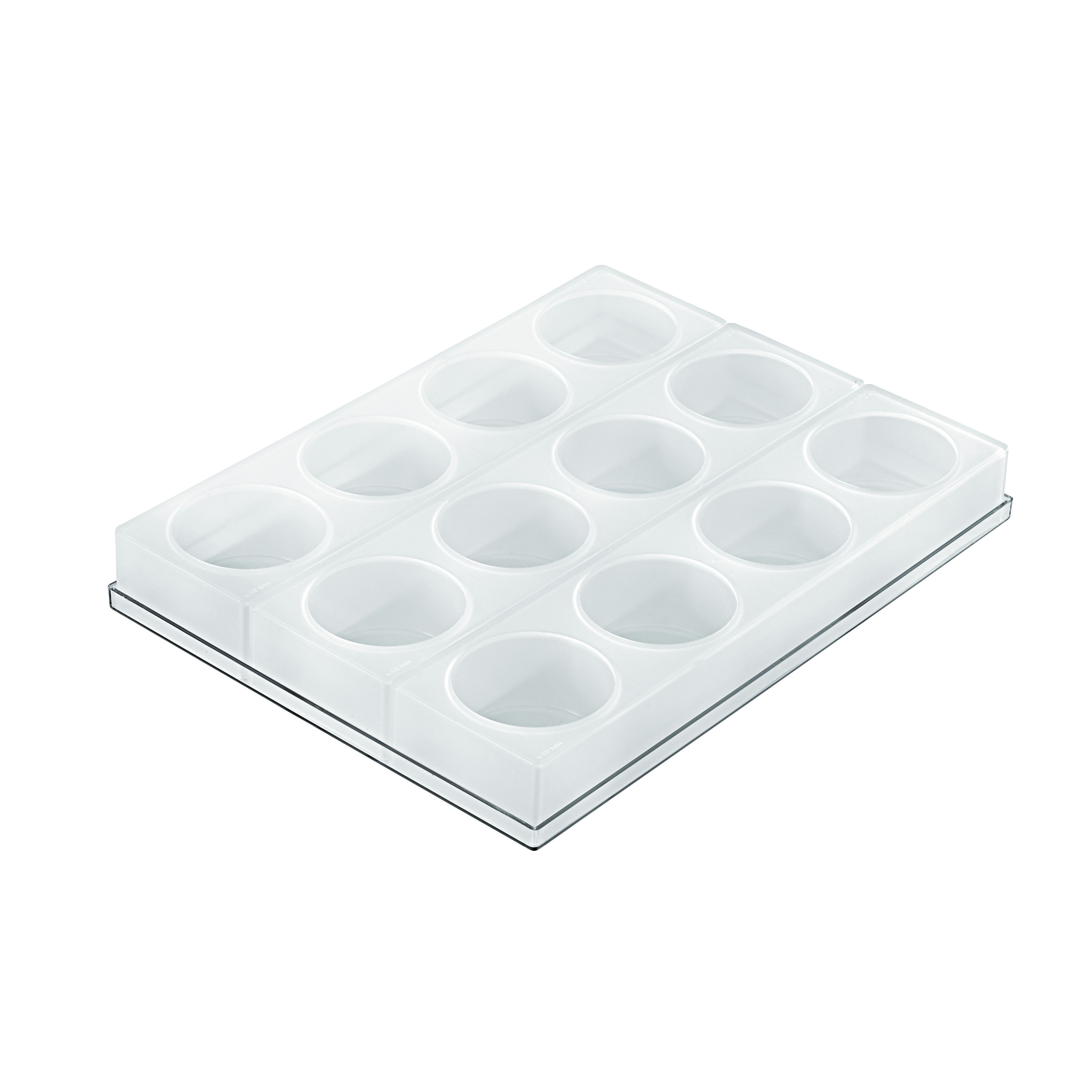 MULTIFLEX 80/3 - SET 3 STAMPI IN SILICONE ø80 H 45 MM