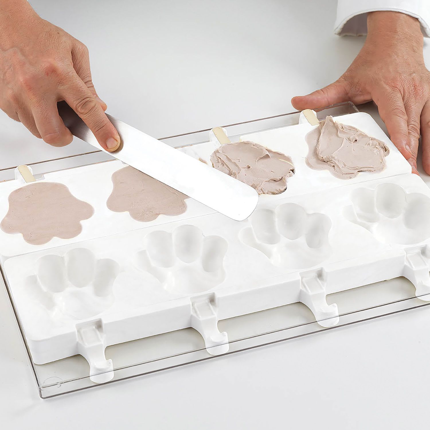 Gel06 Pata - 2 pcs - Ice mould dog paw | Silikomart