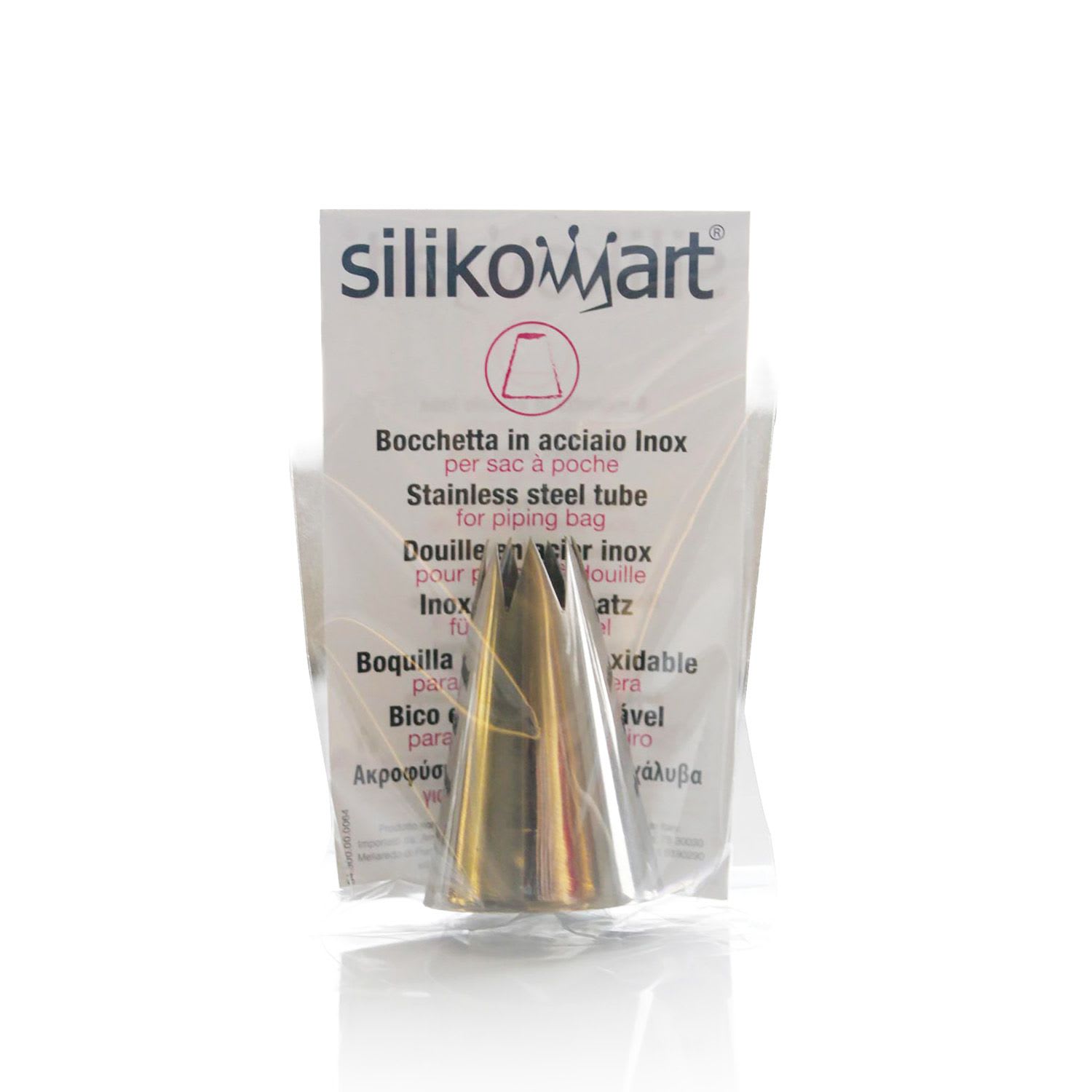 BS105 - BOCCHETTA IN ACCIAIO INOX PER SAC À POCHE FORO STELLA ø5 MM - Bec pour sac à poche ...