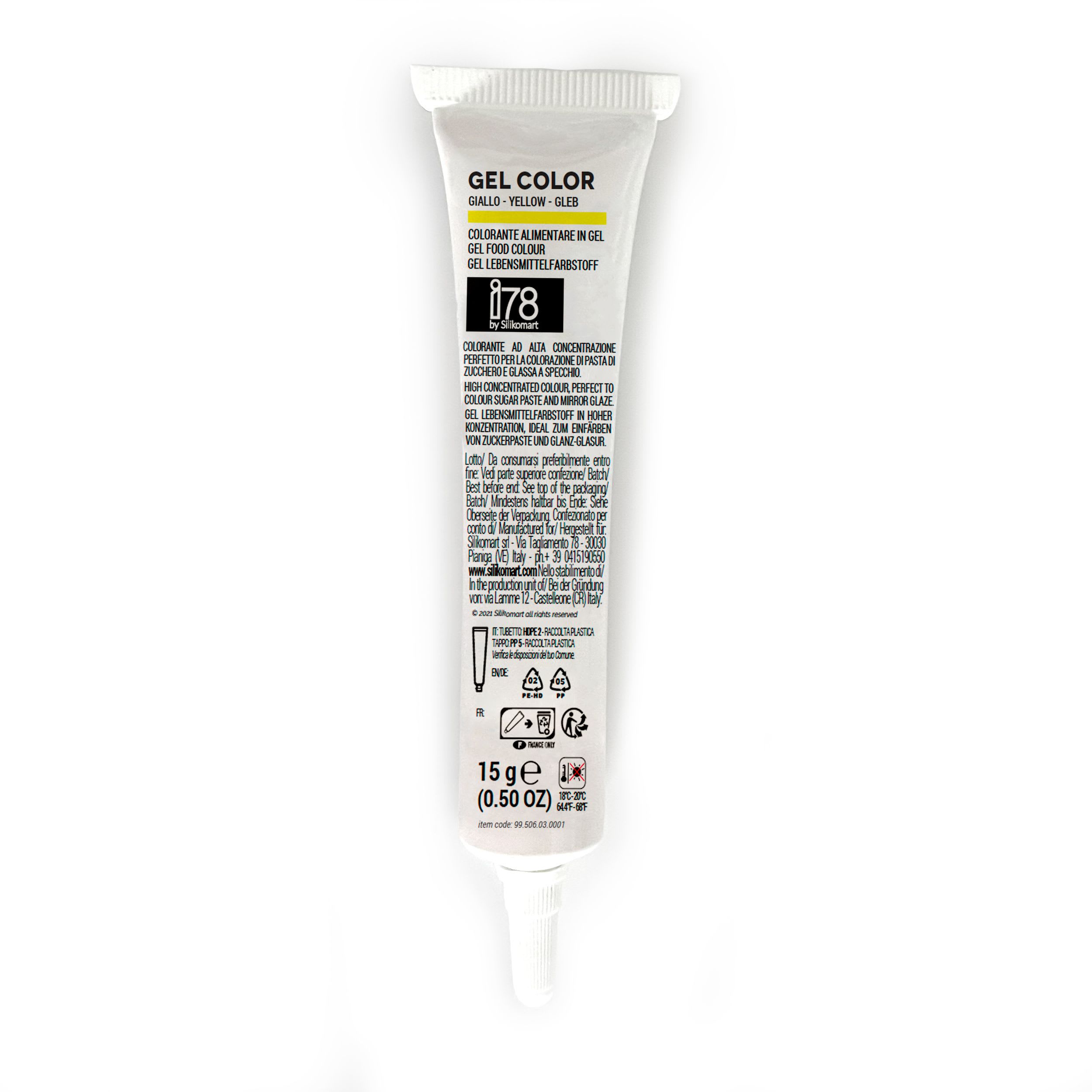 GEL COLOR - YELLOW - Colorant alimentaire en gel | Silikomart