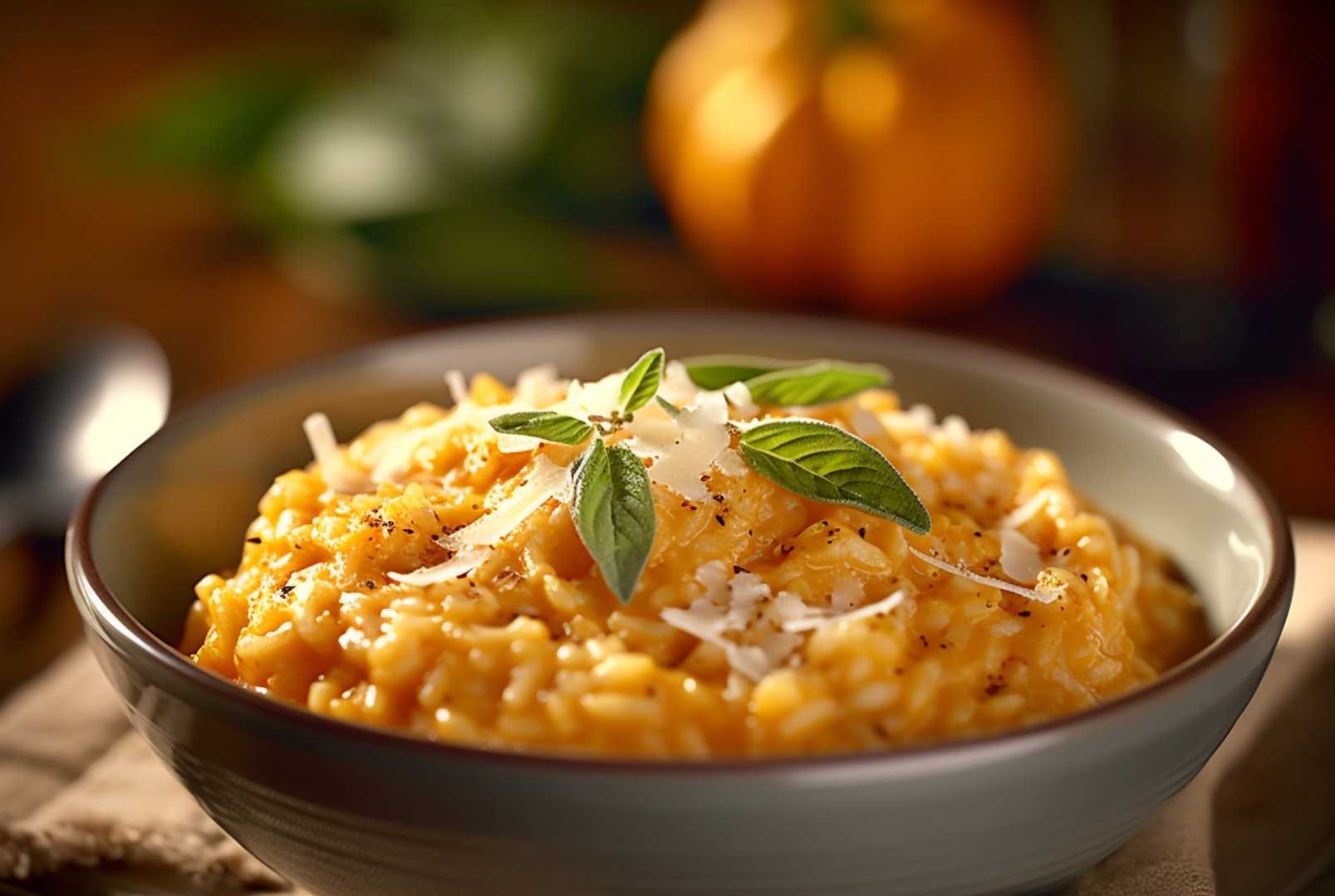 Pumpkin, ginger and cinnamon risotto - Journal