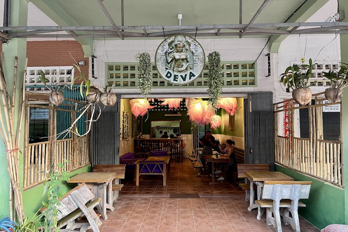 Visit the Deva Vegan Cafe and Support Cambodian Women - Projects on Giveback Guide