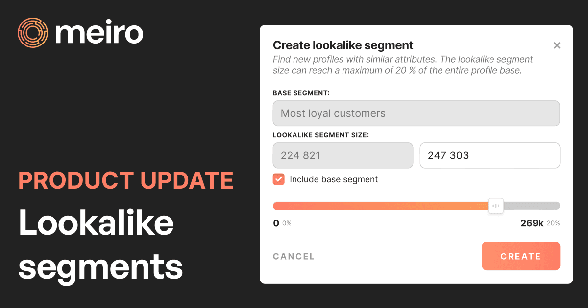 Find more customers with CDP Lookalike Audience | Meiro