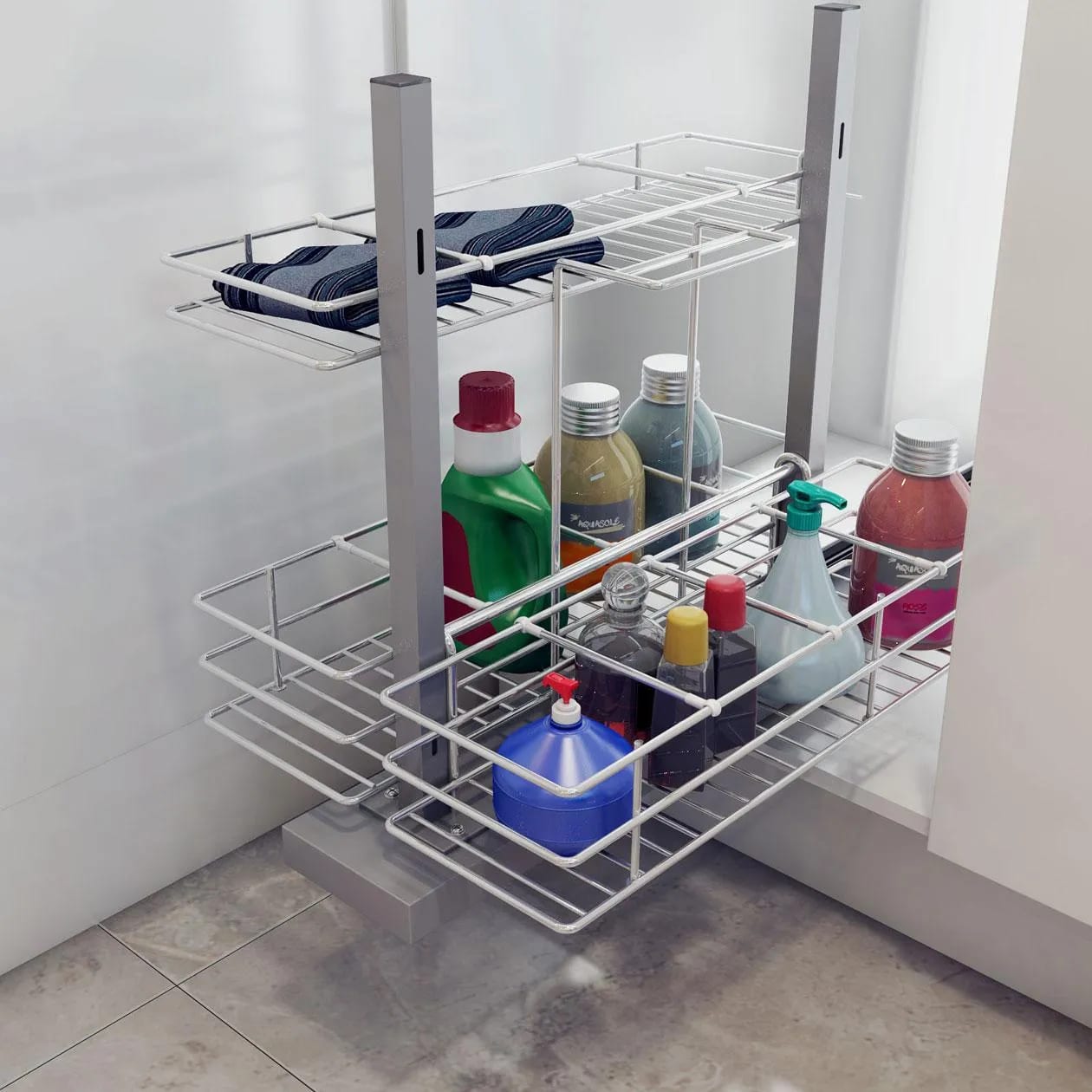 Giamo Soft Close Detergent Rack - Furnware Group
