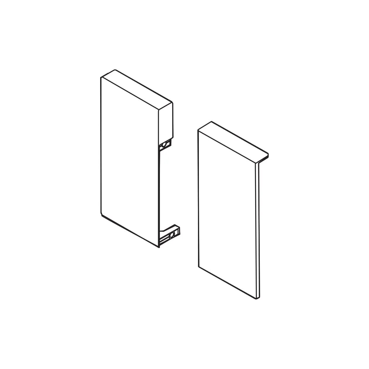 Inner drawer front fixing bracket - Furnware Group