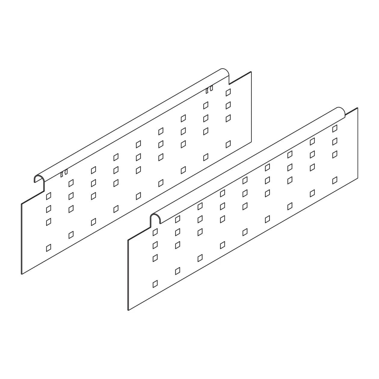 Perforated Side Panel - Furnware Group