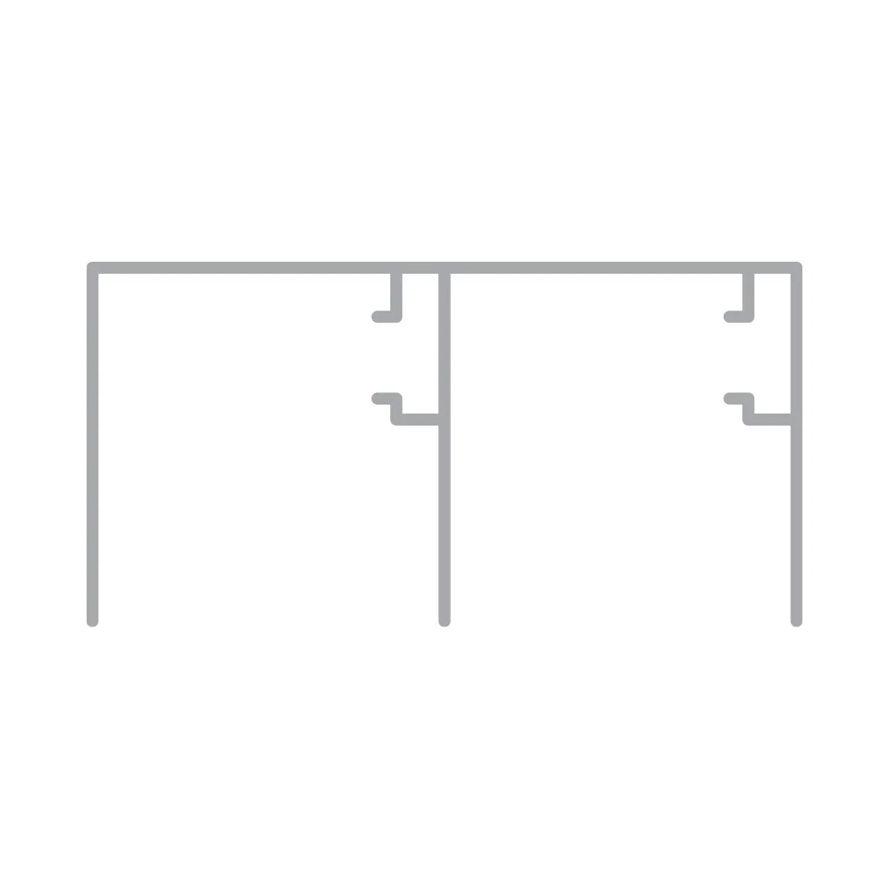 Rivvi Wardrobe Door Tracks - Furnware Group