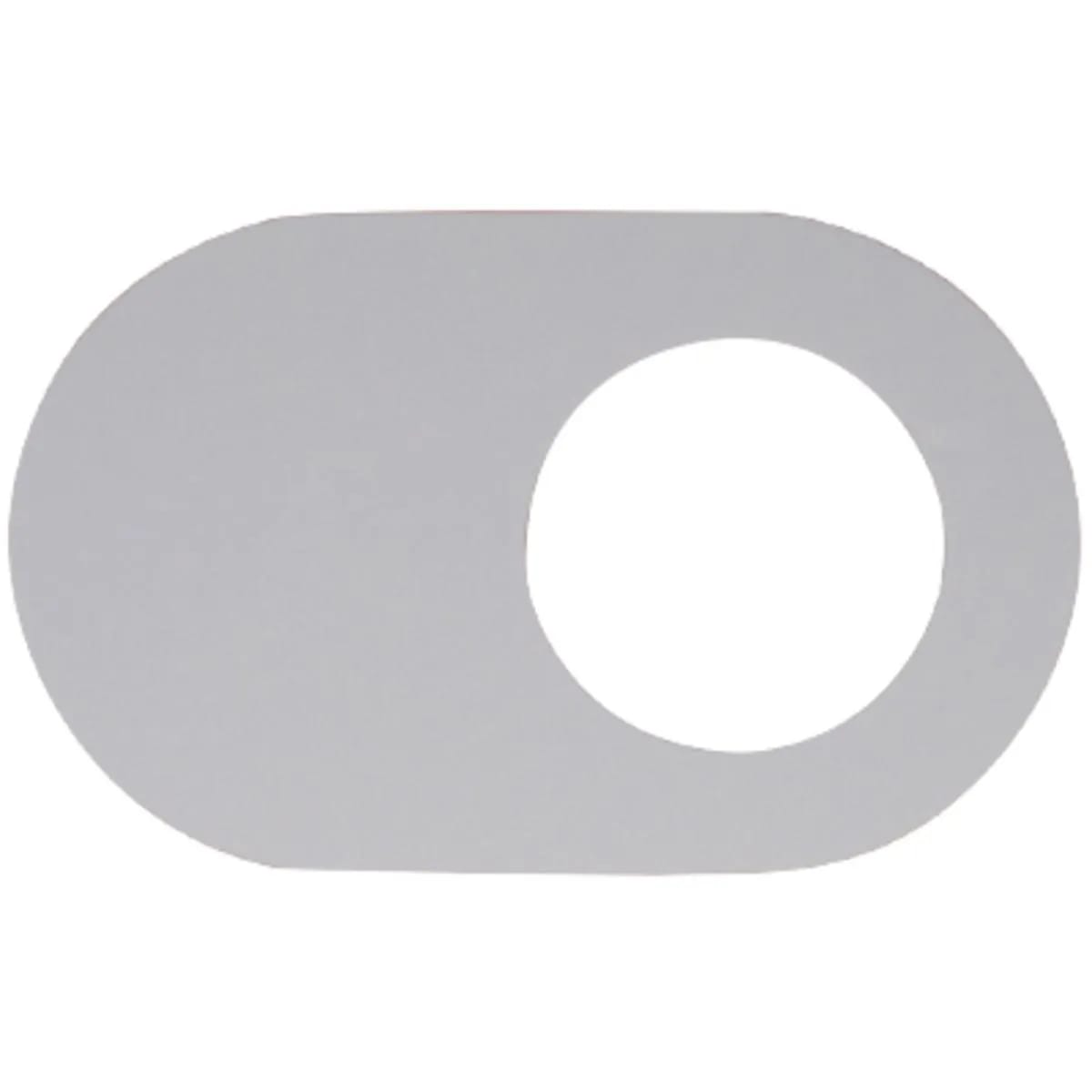 Waste Access Cover Plate, Self-Adhesive, Plastic, 40mm Hole, White ...