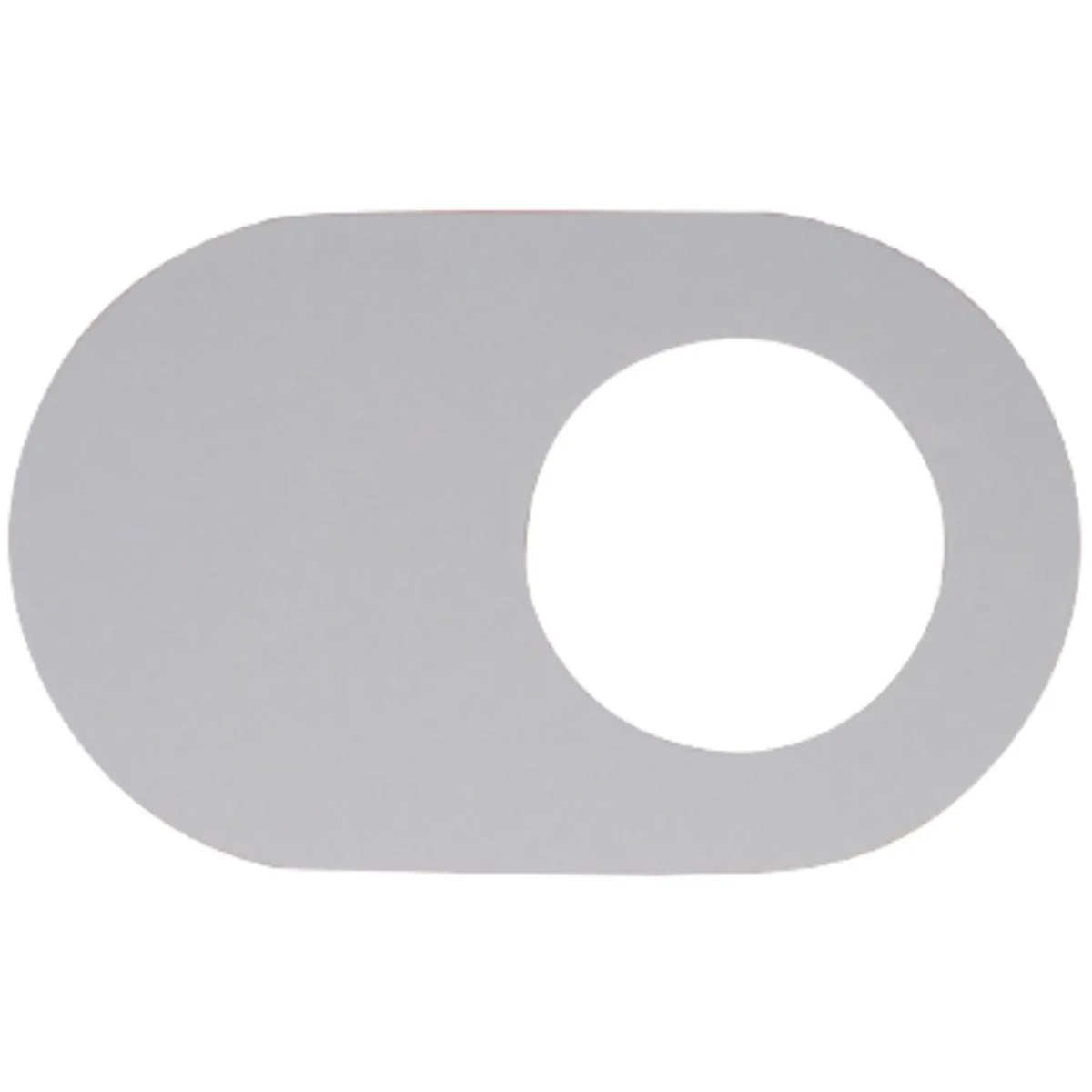 Waste Access Cover Plate, Self-Adhesive, Plastic, 40mm Hole, White ...