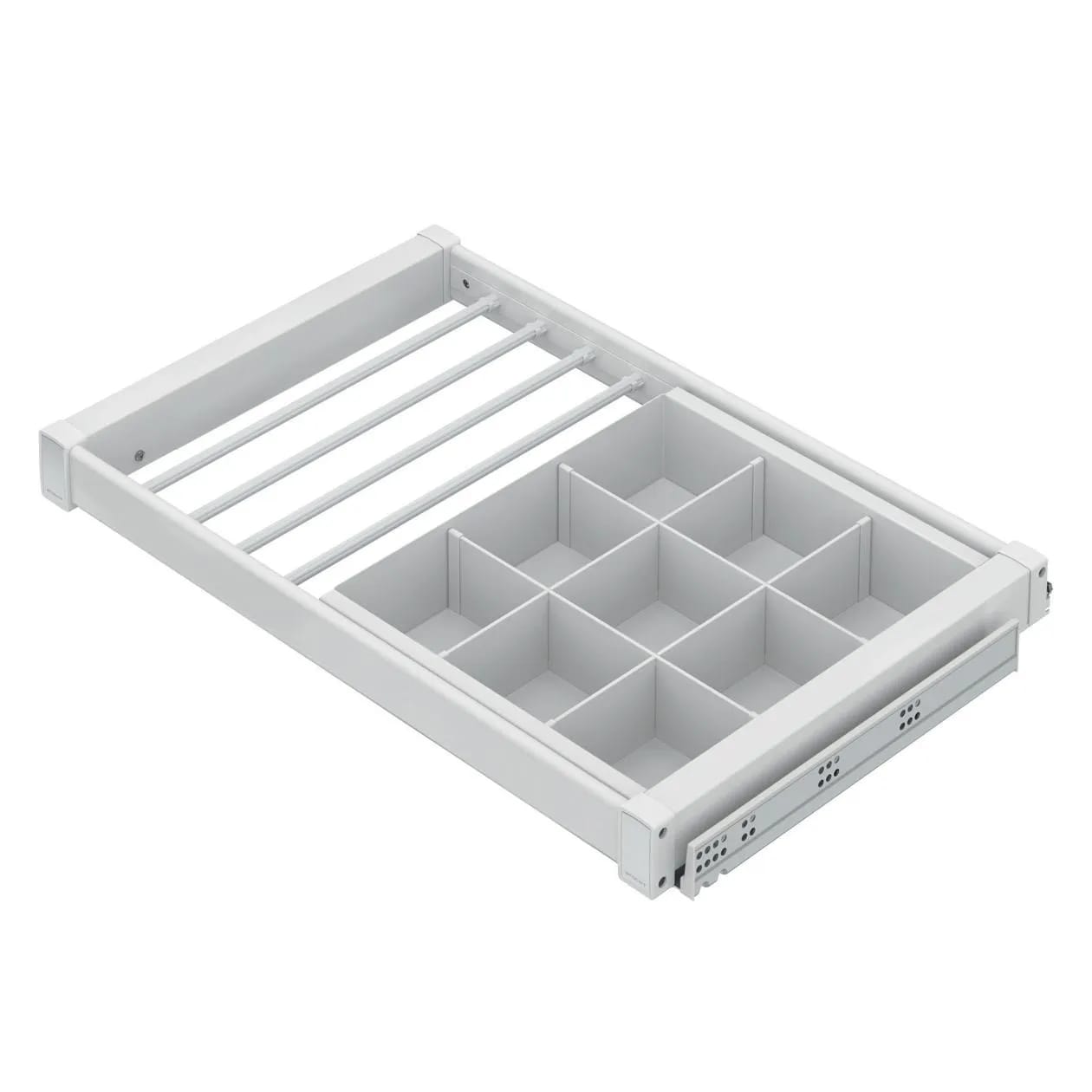 Pull Out Trouser Rack with belt tray - Furnware Group