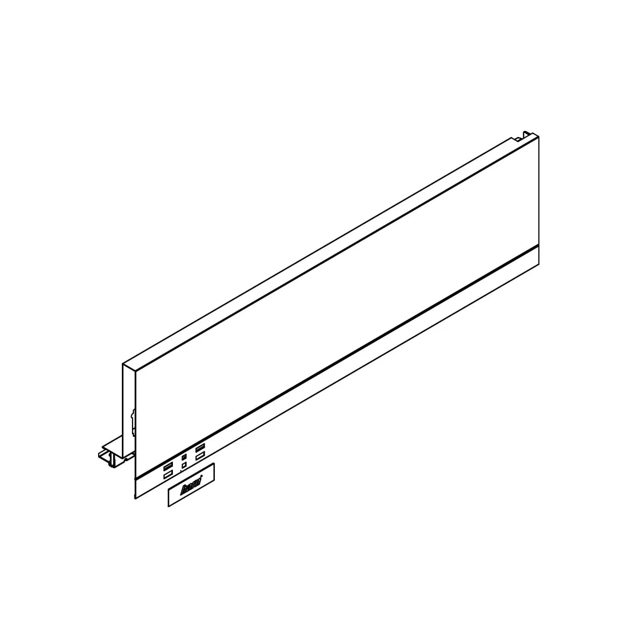 Harn Alunan T Drawer Profile - Furnware Group