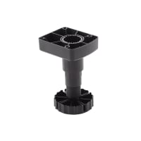 Adjustable Plastic Cabinet Leg with Rapid Adjustment, 80 – 160mm, Screw ...