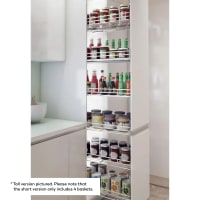 Giamo, Pull Out Pantry, Soft Close, Solid Base, 1200-1500mm, To Suit ...