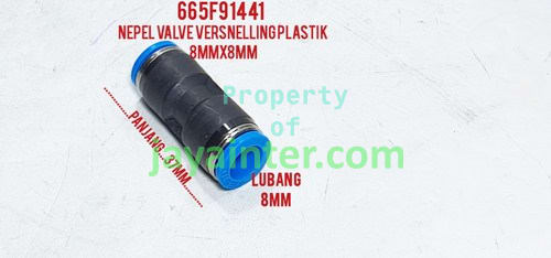 NEPEL VALVE VERSNELLING PLASTIK (LURUS)(D08MMX08MM)# LOHAN - Jaya Inter ...