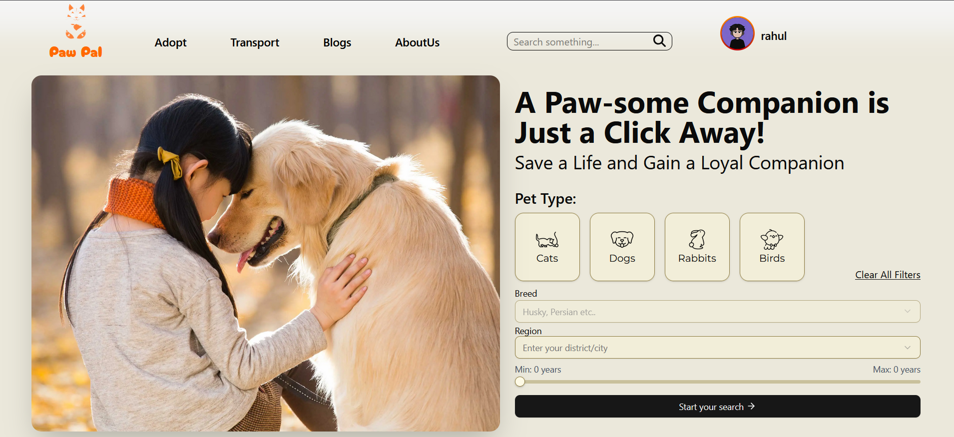 GitHub - NazmulRahul/PawPal: A MERN stack-based website for pet adoption, pet transportation ...