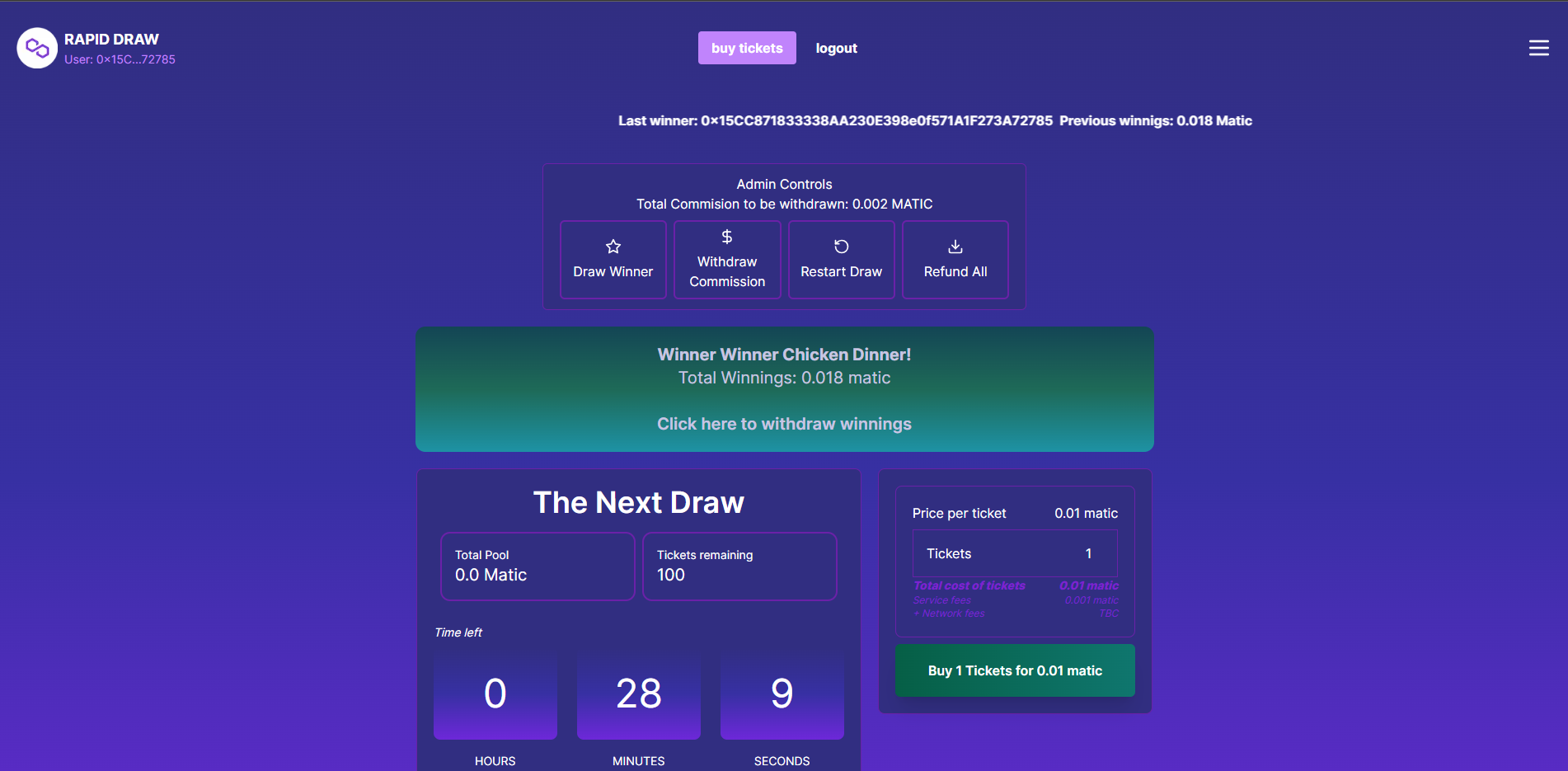 Github Skynette Crypto Lottery This Project Is A Decentralized