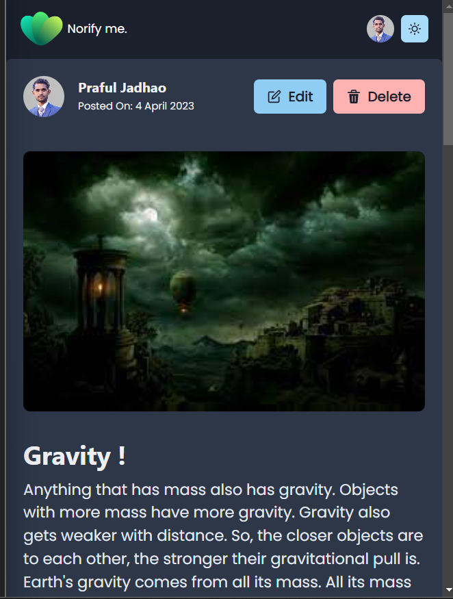 GitHub - Praful-87/blog-app-mern: The objective of this project is to create a blog app where ...