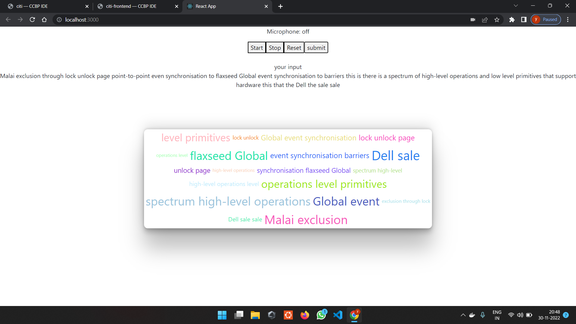 GitHub - YaswanthPalika/speech-to-text-frontend