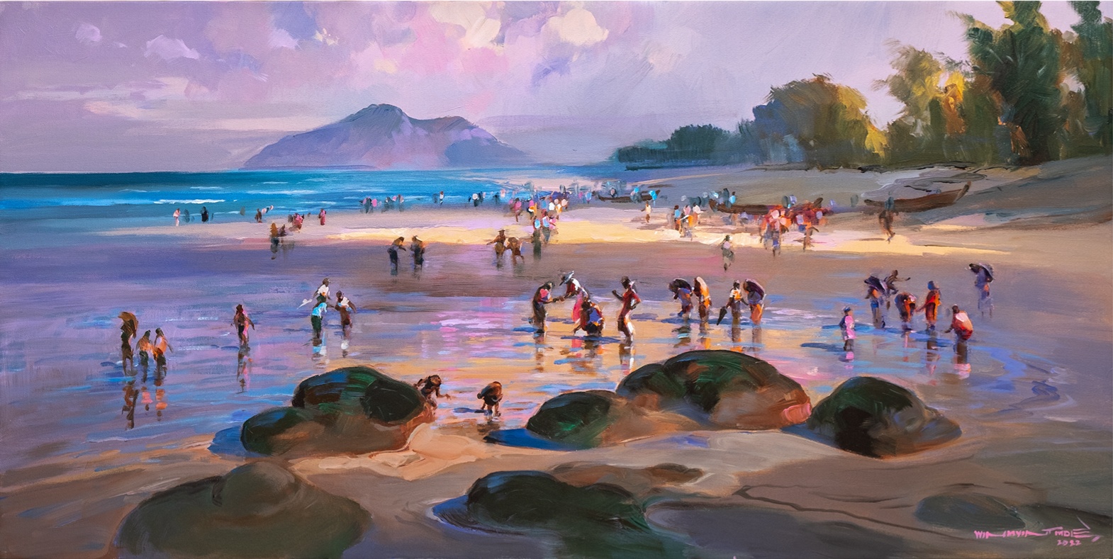 ပျိုလေးတို့မောင်းမကန် | Win Myint Moe Art | Win Myint Moe