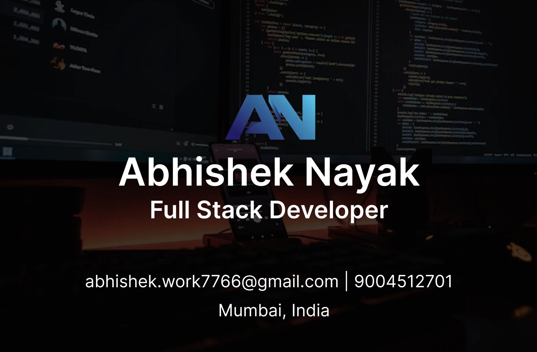 Abhishek Nayak – Full Stack Developer