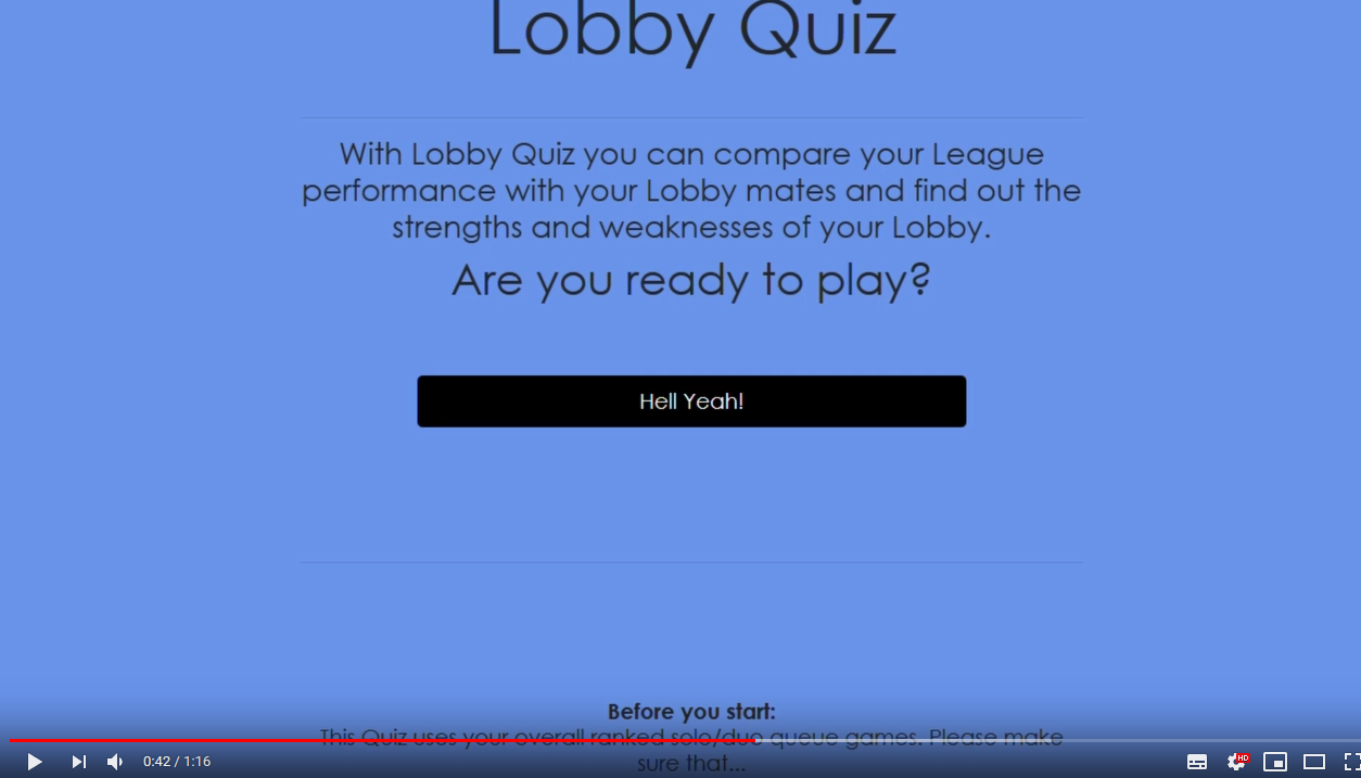 GitHub - ASchwad/LobbyQuiz-Server: Riot Games API Challenge 2018 Submission