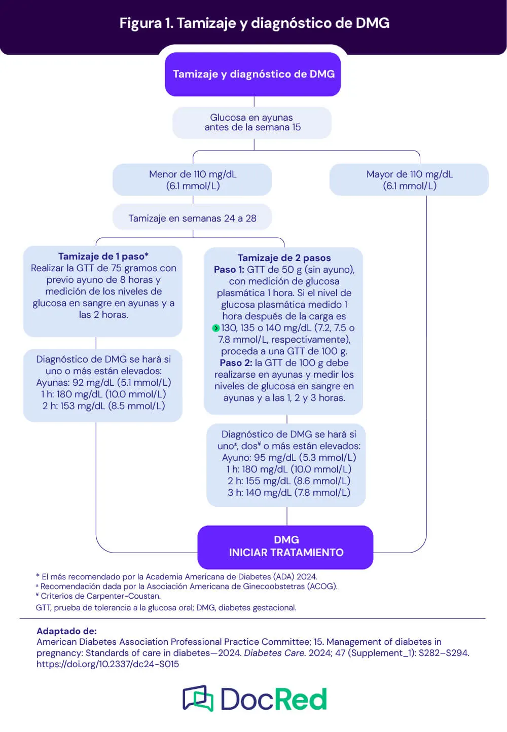 Guías ADA 2024: diabetes en el embarazo - Docred