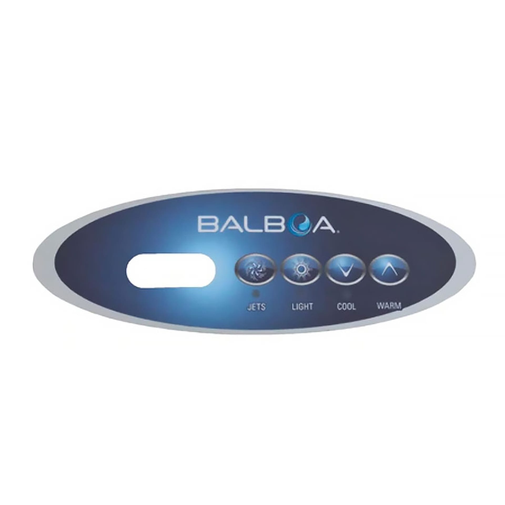 Blue Balboa VL240 4 Button Topside Panel Overlay