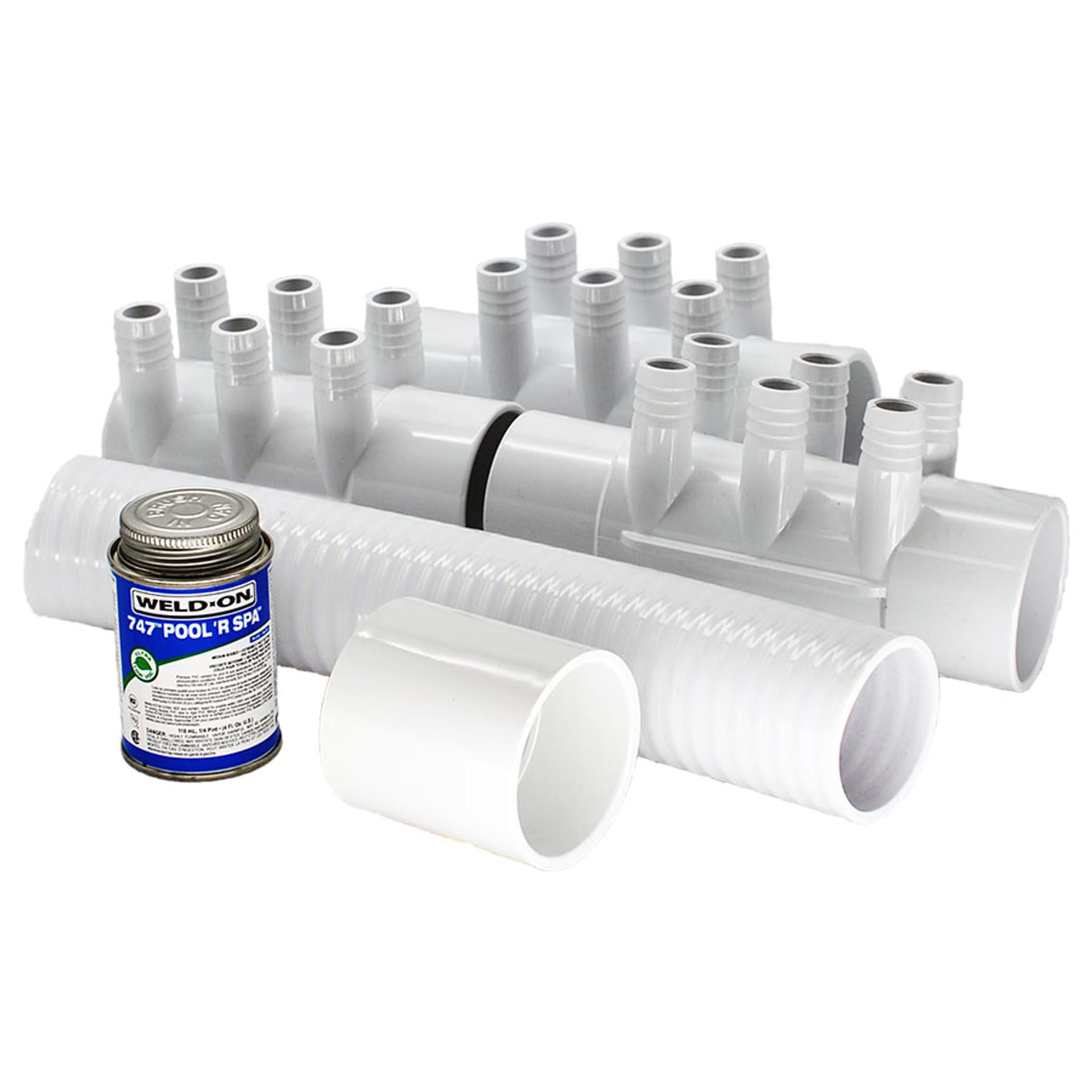 18 Port Basic Hot Tub Manifold Repair Kit