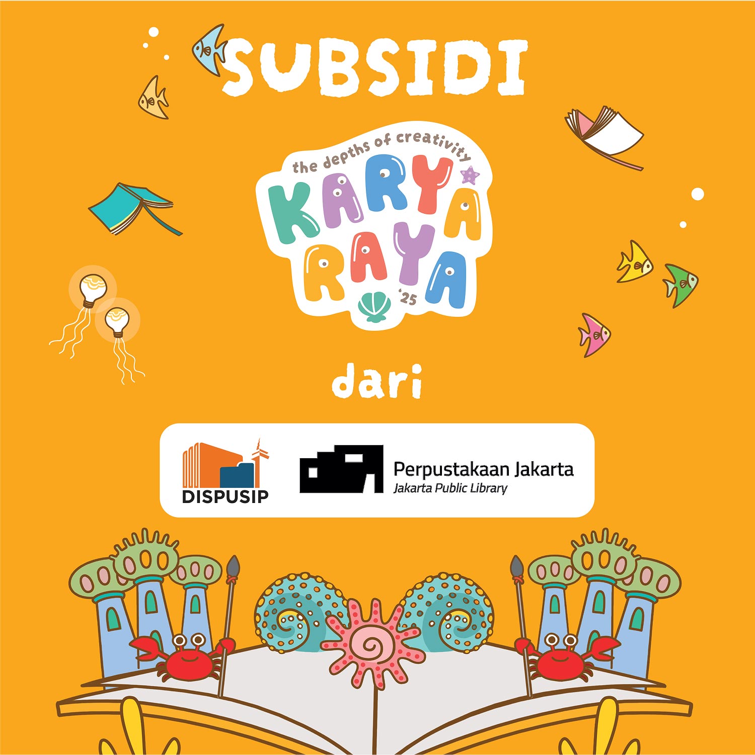Cara Ikutan Subsidi Perpus Karya Raya 2025