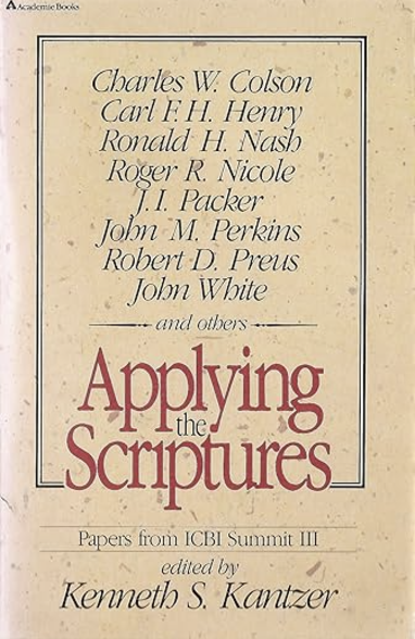 Applying the Scriptures - Trinity Evangelical Divinity School (TEDS)