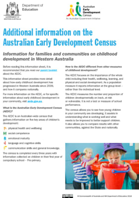 AEDC resources for families and communities - Department of Education