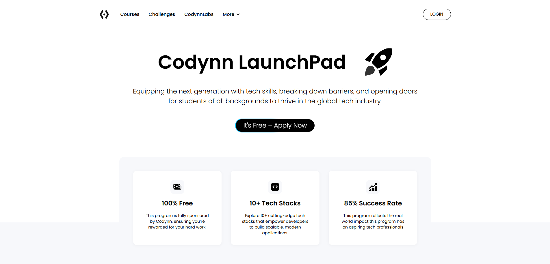 Codynn LaunchPad – Tech Skills for the Next Generation