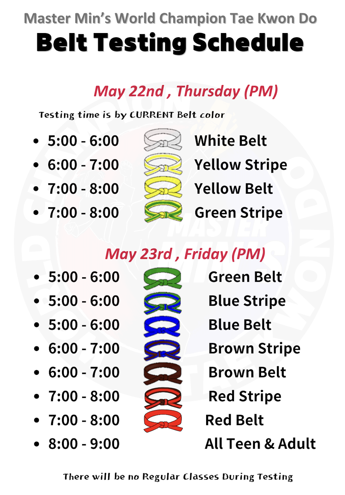 Master Min's World Champion Taekwondo