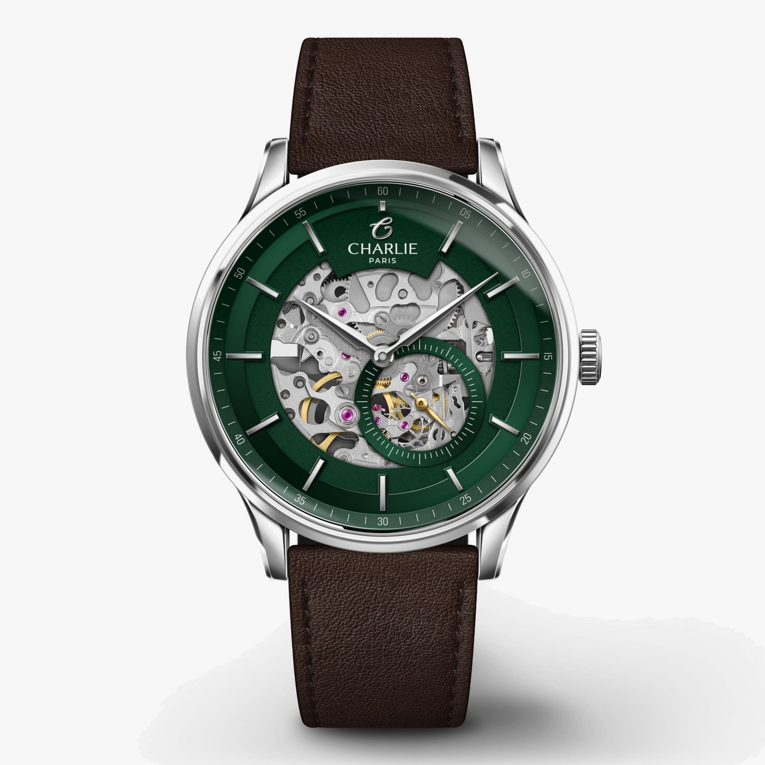 Charlie Paris Initial – Skeleton – Green – World Watch Museum – The ...
