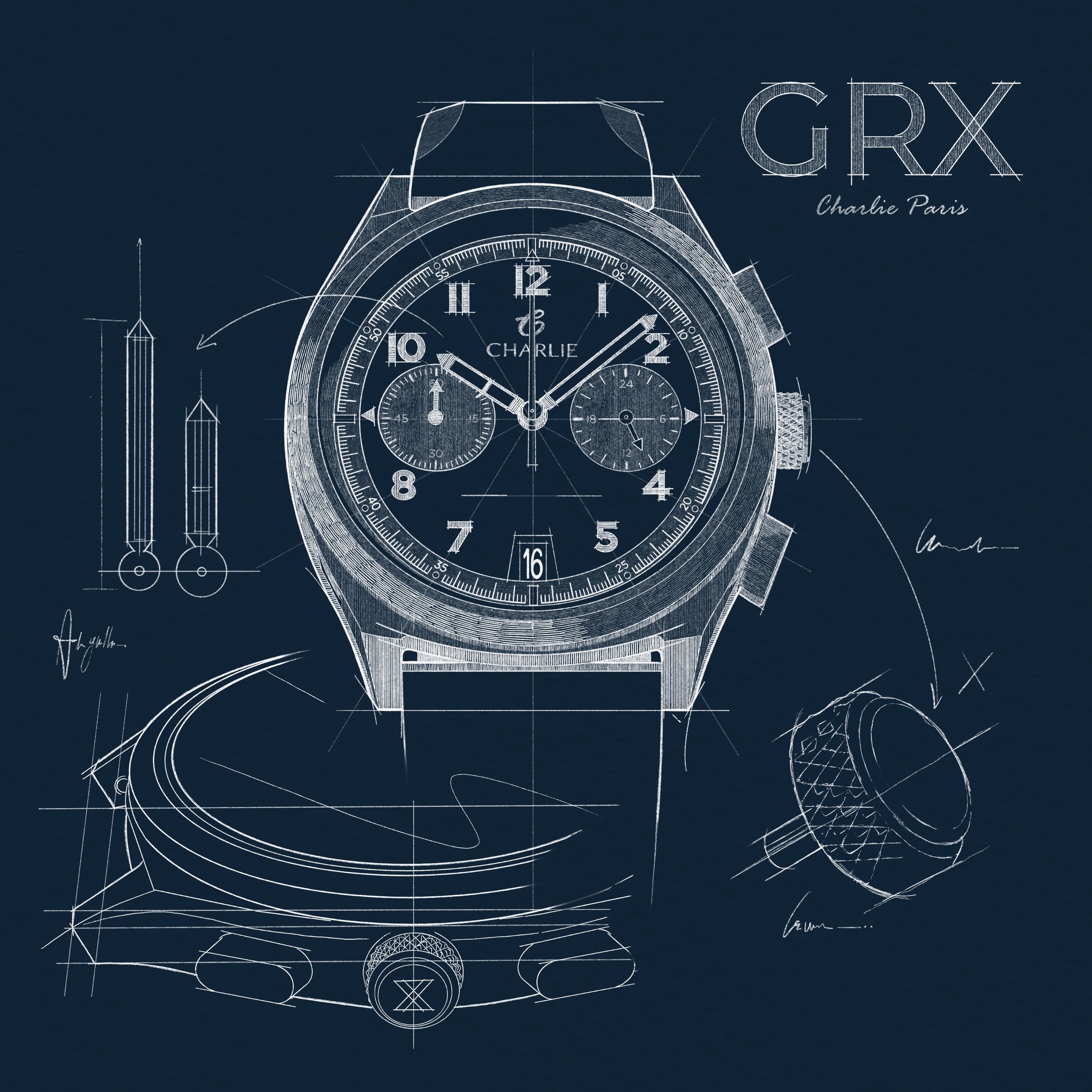 Charlie Paris Grx – Cronografo – EVO-III | World Watch Museum