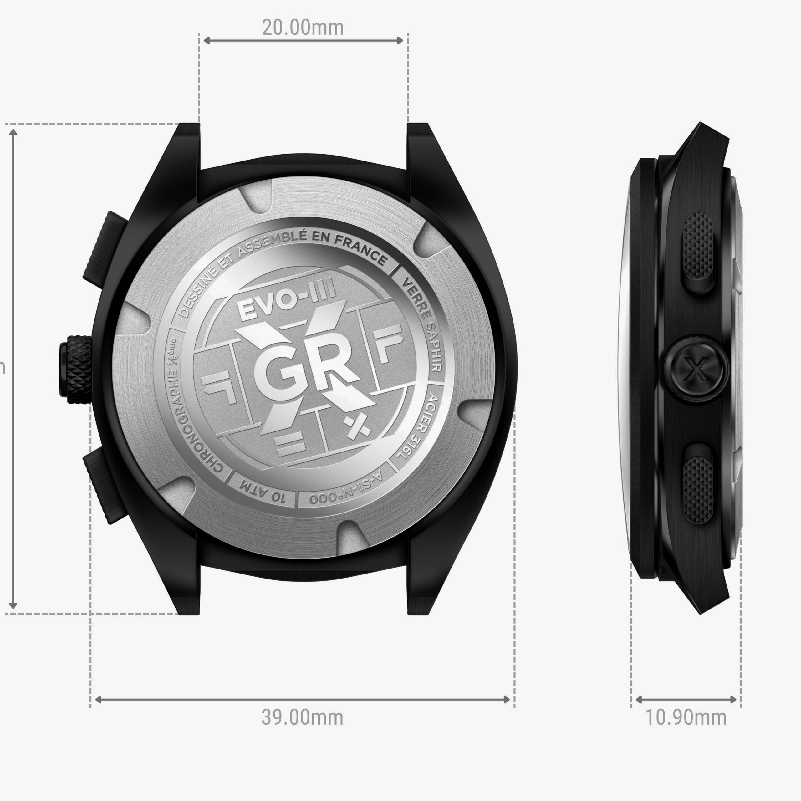 Charlie Paris Grx – Cronografo – EVO-III | World Watch Museum