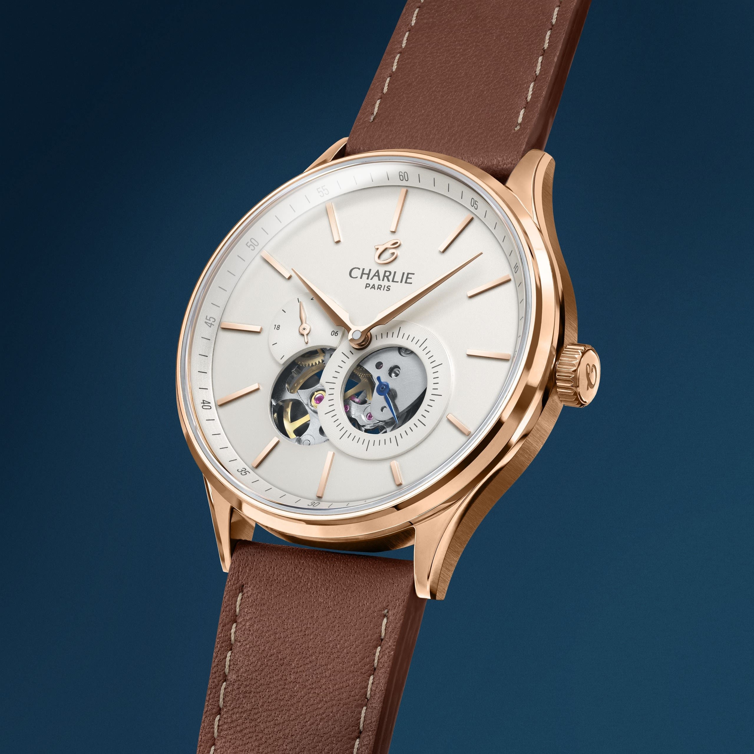 Charlie Paris Initial – Open Heart – Rose gold | World Watch Museum