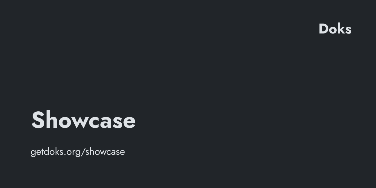 Showcase - Doks