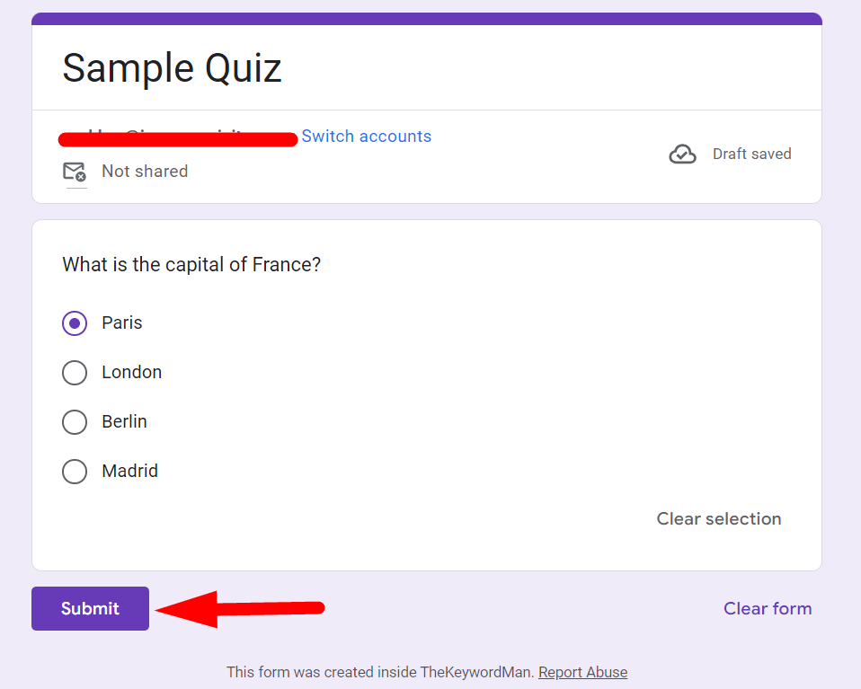 How to Add an Answer Key to Google Forms - Supatool
