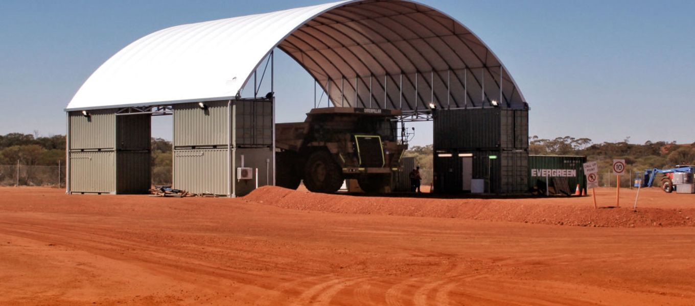 Container Mounted DomeShelter™ Structure| DomeShelter Australia