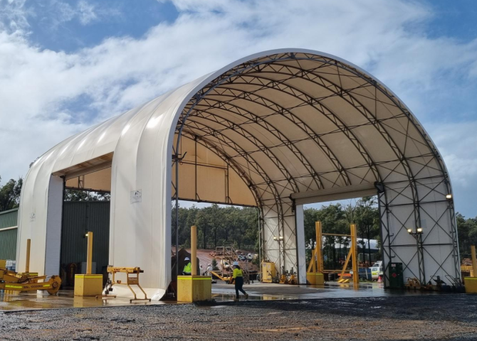 Fabric Shelters Mining Industry | DomeShelter