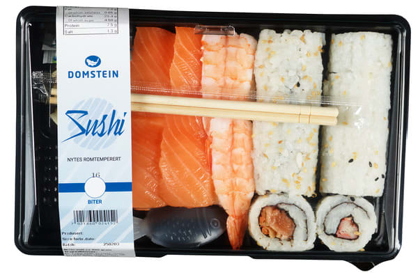 Sushi Domstein 16bit - Fersk fisk hver dag