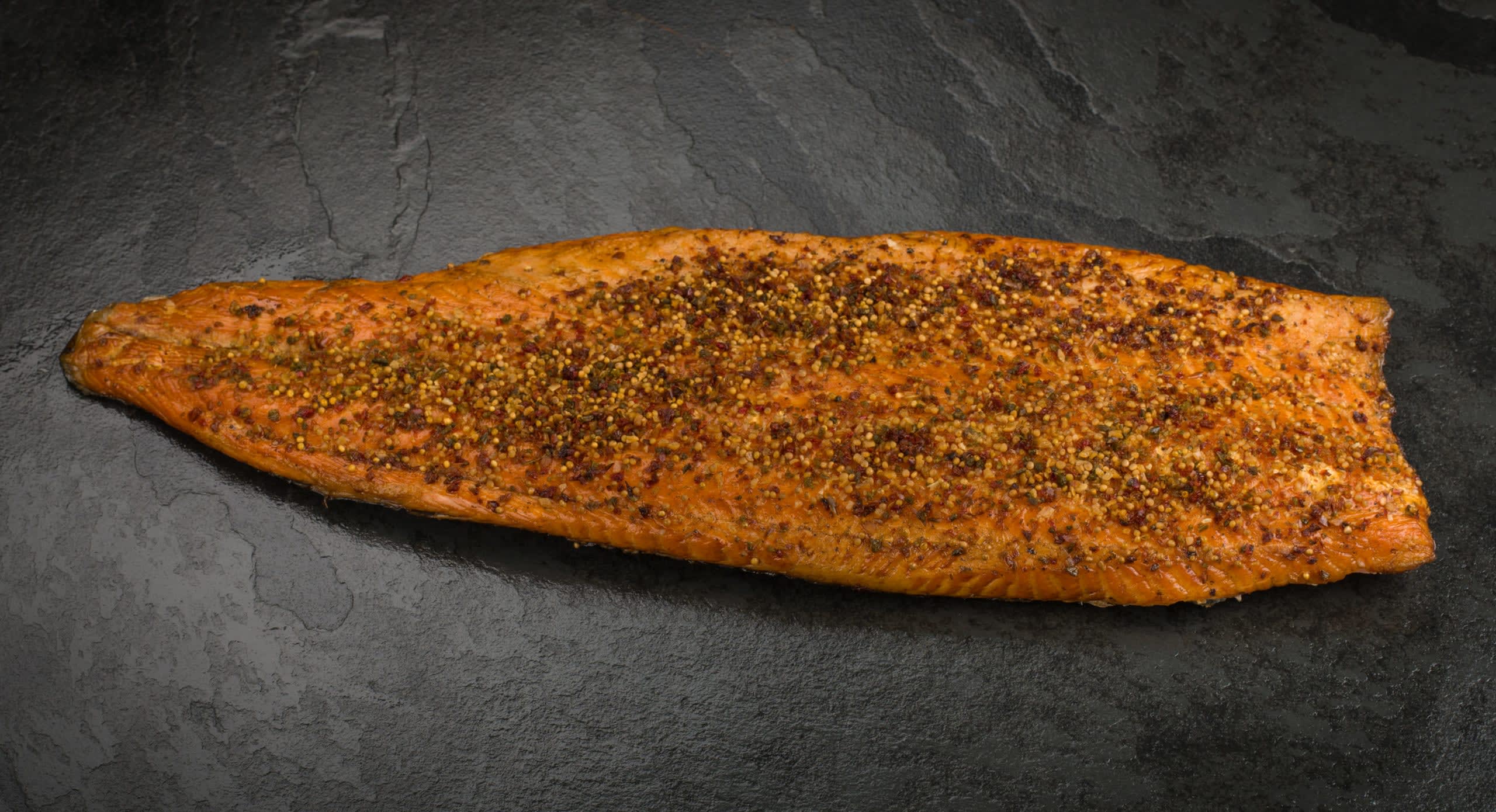 Laks pepperrøkt 3kg Bergen Røkeri Domstein