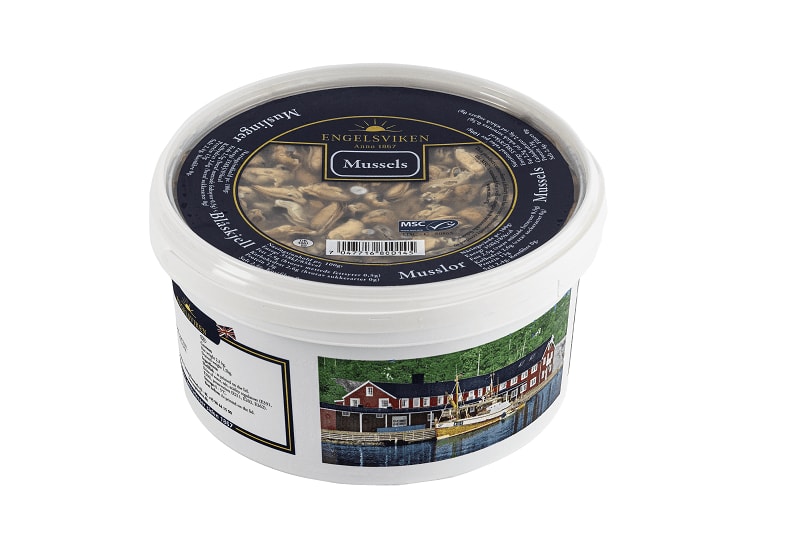 Blåskjell i lake 1.5kg Domstein