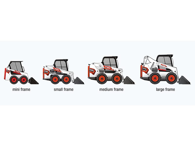 bobcat track loader sizes