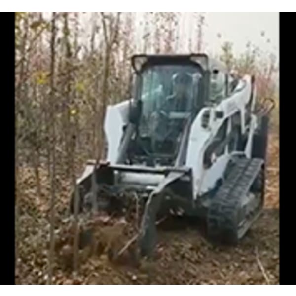Bobcat Compact Track Loader Transplanting a Tree with a Digger - Bobcat ...