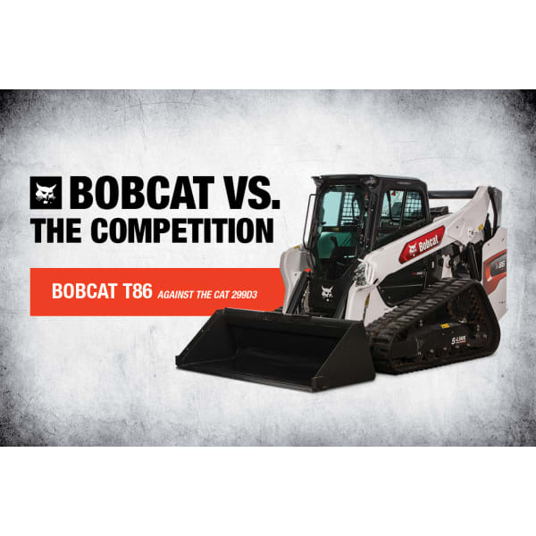 Bobcat T86 vs. CAT 299D3 Compact Track Loader - Bobcat Company