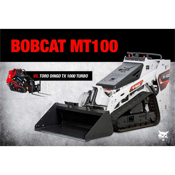 Bobcat MT100 vs. Toro Dingo TX 1000 Mini Track Loaders - Bobcat Company